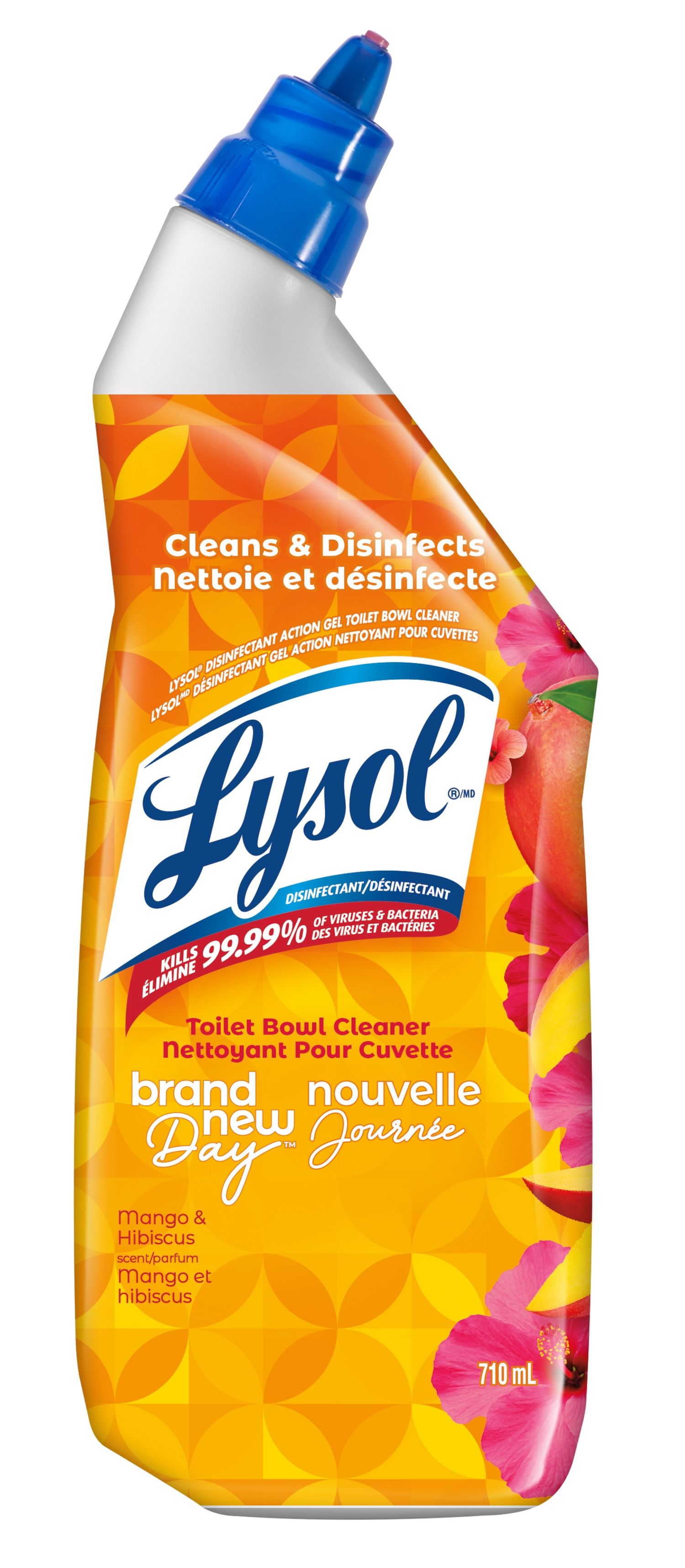 LYSOL TOILET BOWL CLEANER - Brand New Day Mango & Hibiscus 710 mL | Lysol CA
