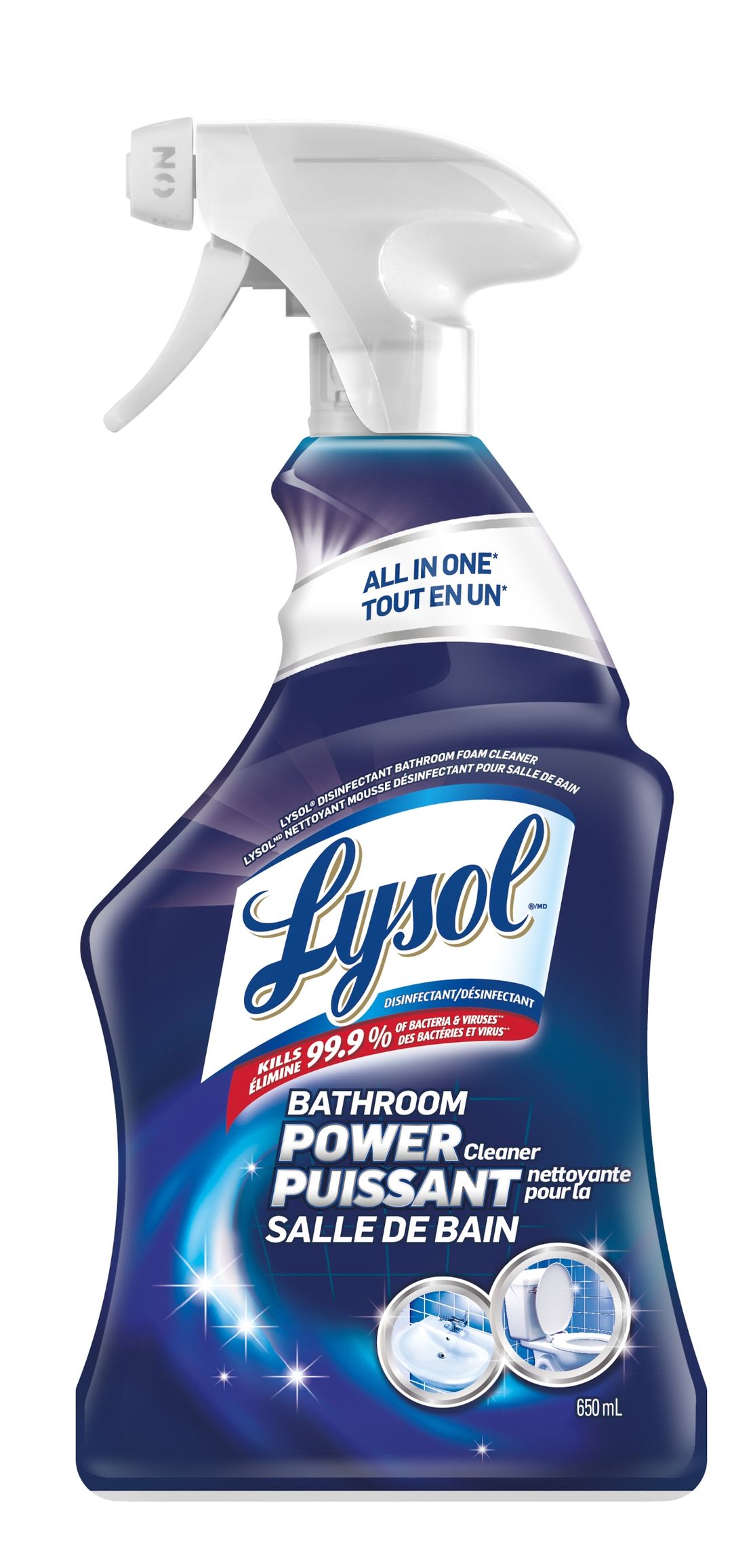 LYSOL BATHROOM CLEANERS TRIGGER - Power Bathroom Cleaner 650 mL | Lysol CA